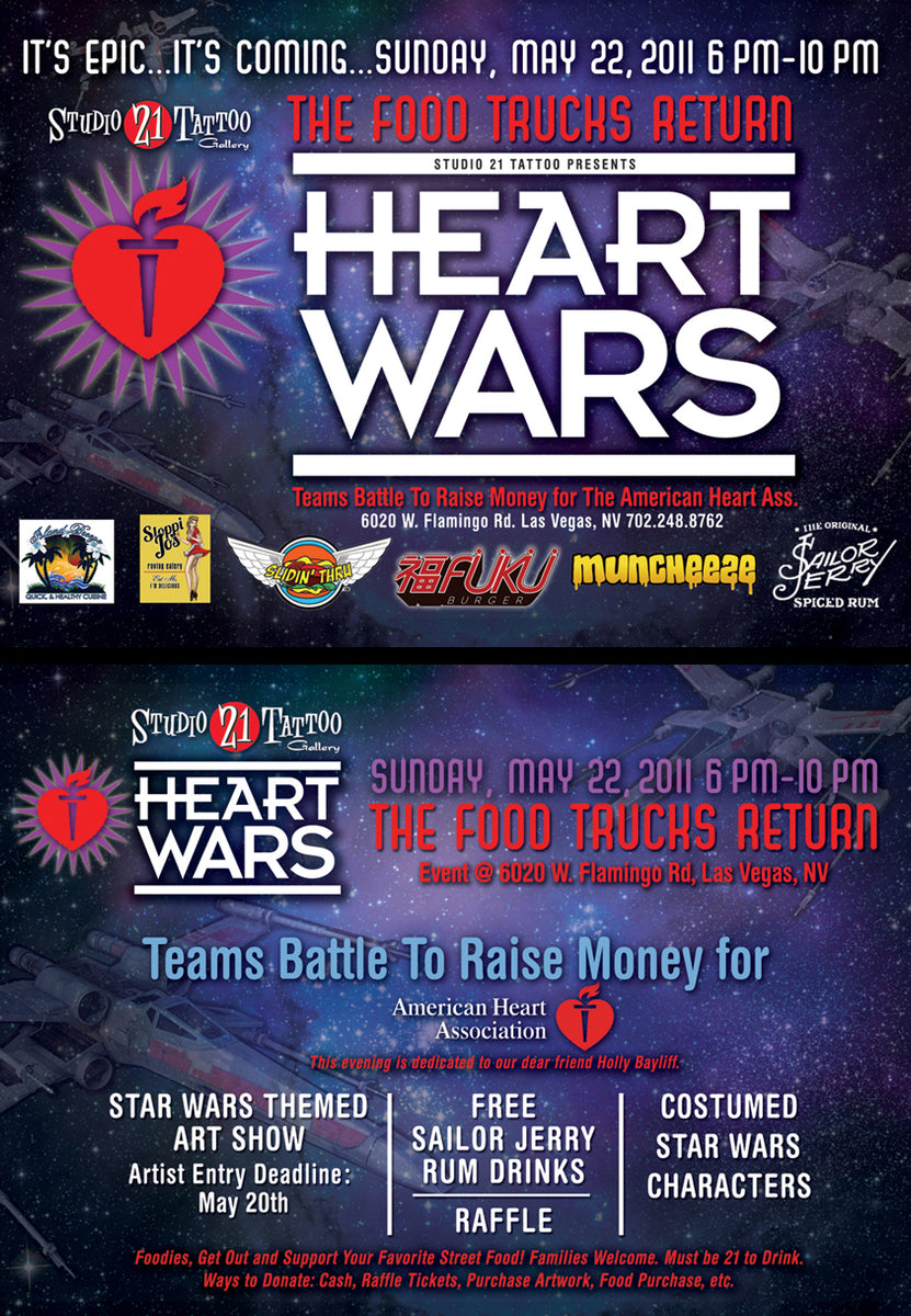 Heart Wars – Studio 21 Tattoo Gallery